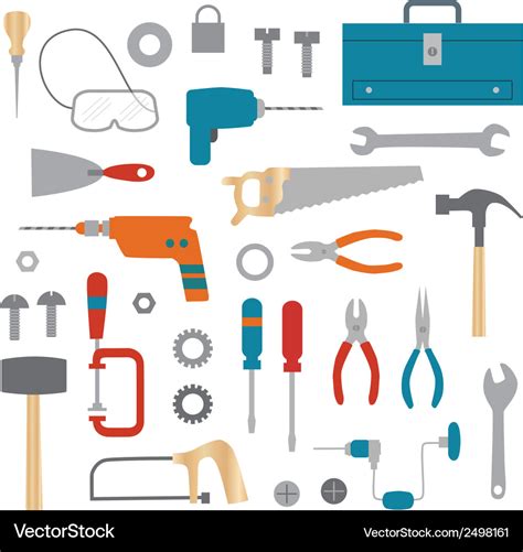 Tools Clipart Royalty Free Vector Image Vectorstock
