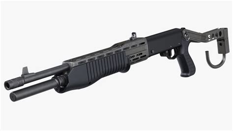 Combat Shotgun Franchi Spas 12 3d Turbosquid 1987638