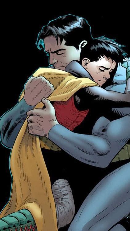 Father And Son Batman Superhero Batman Nightwing And Starfire