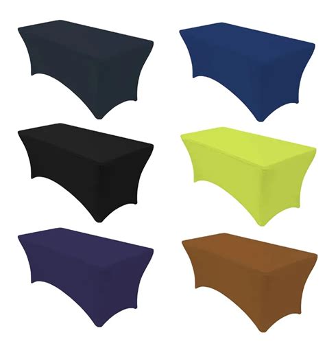 6ft 8ft Table Throw Fitted Custom Printed Standard Table Cover Trade