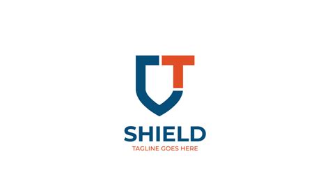 T Shield Logo Template Design 414973 Templatemonster
