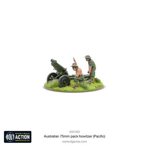 Australian 75mm Pack Howitzer Warlord Tabletopbattle