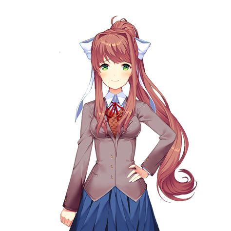 Doki Doki Literature Club Sprites Monika Each