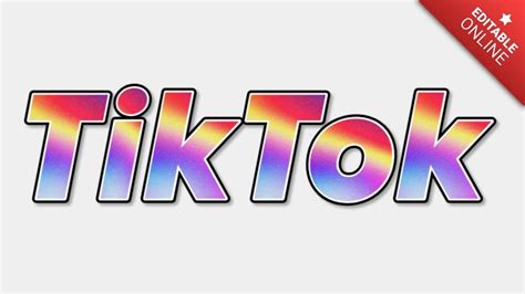 Tiktok Retro Gradient Style Text Effect Generator