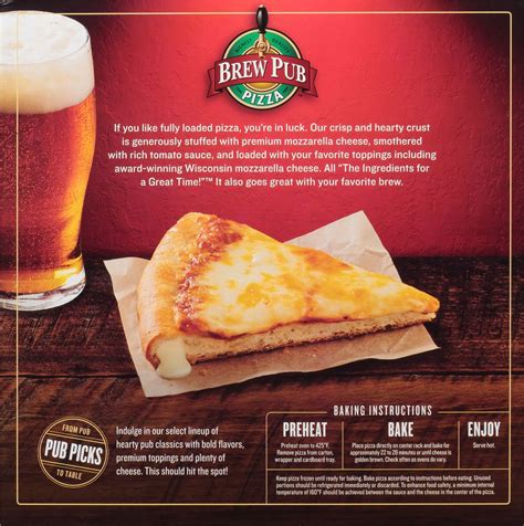 Brew Pub Pizza Stuffed Crust Cheese Pizza 3150 Oz Shipt