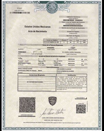 How To Get A Copy Of A Birth Certificate From Mexico Background