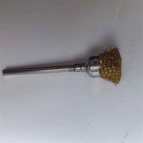 Radial Brush Silver 6 Inch Mini Brass Wire Brushes For Cleaning At Rs
