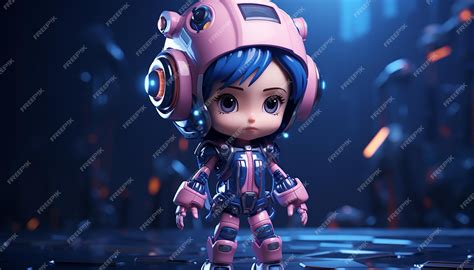 Premium Ai Image Cartoon Robot Character Image In The Style Of Unreal