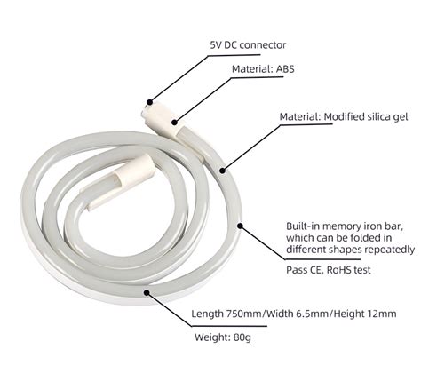 Shapeable Led Neon Light Kit With Base Rgb Ic Lights