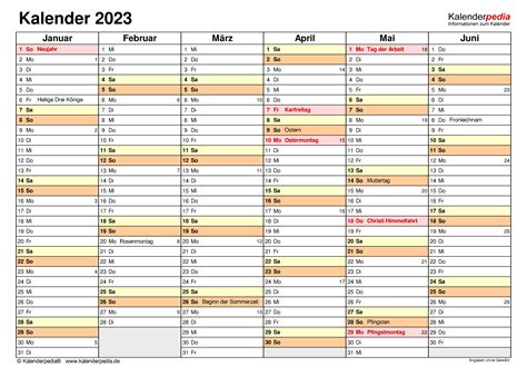 Kalender 2023 Zum Ausdrucken Als Pdf 19 Vorlagen Kostenlos