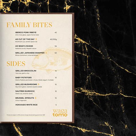 A3 A4 Booklet Menu Design