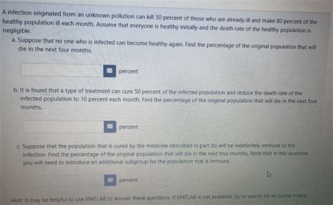 Solved Althy Population Illeath Pollution Can Kill 30