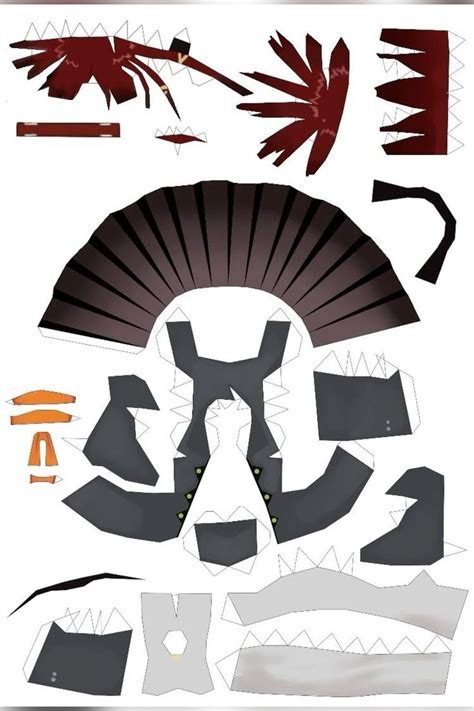 Lain Iwakura Papercraft 2 3 In 2025 Paper Crafts Paper Craft Tutorials Cool Animated S