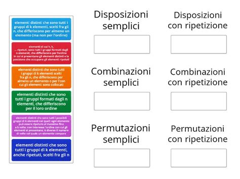 Calcolo Combinatorio Ordenar Por Grupo