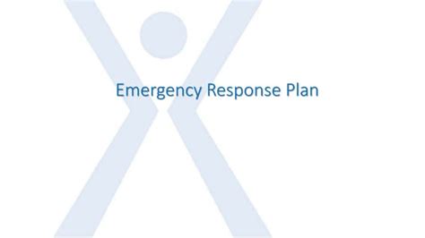 Emergency Response Plan Ppsx