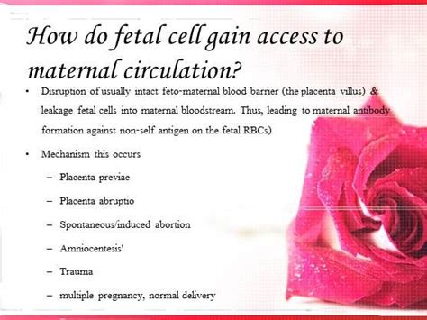 Rh Isoimmunization In Pregnancy