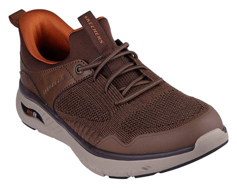 Skechers Arch Fit Emeric Brown 205340 Brn Casual Shoes Humphries Shoes