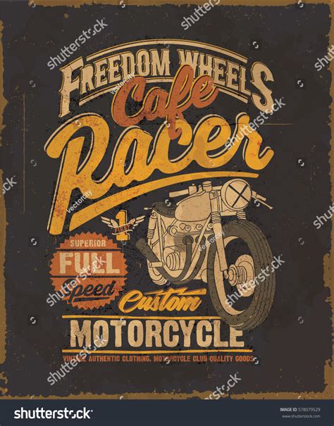 Vintage Cafe Racer Posters