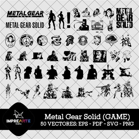 50 Vectores De Metal Gear Solid Game Etsy México