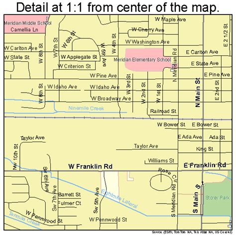 Idaho Zip Code Meridian