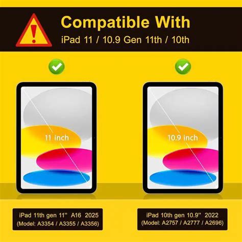 Tuiklol Case For Ipad 11 Inch A16 Chip 2025 Generation 11th Ipad 10
