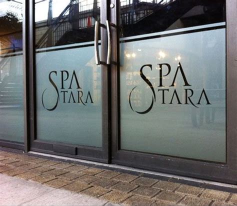 Massage Window Decals