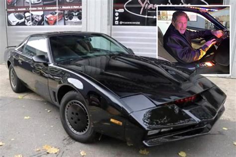 David Hasselhoffs Fully Functional Kitt Car From Knight Rider To Be