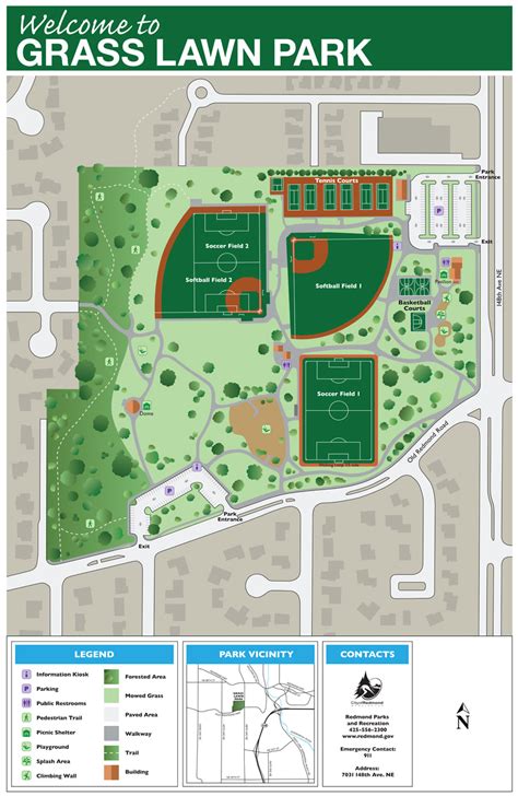 Grass Lawn Park Map