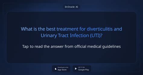 What Is The Best Treatment For Diverticulitis And Urinary Tract