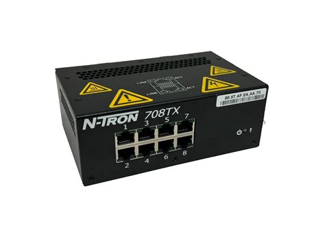 Used N Tron 708tx Industrial Ethernet Switch 10 30v 025a Sb