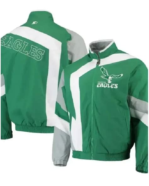 Philadelphia Eagles Throwback Jacket Jacket Craze