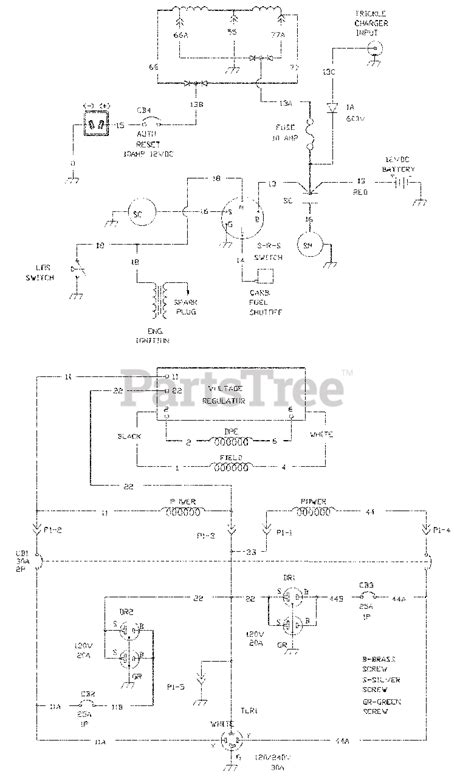 Generac Generac Watt Portable Generator Wiring Schematic Parts Lookup With