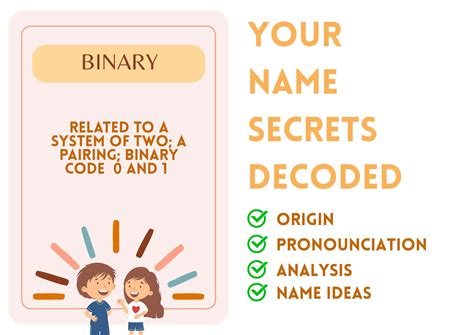 Binary Name Meaning And Pronunciation