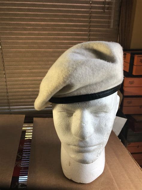 Military White Special Forces Beret Artic Rare 4685449968