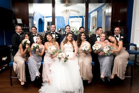 Jennifer And Christian Wedding Bouquets India House Andrea Fischman Photography 276