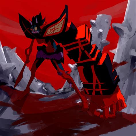 Matoi Ryuuko Senketsu And Berserk Ryuuko Kill La Kill Drawn By Nao