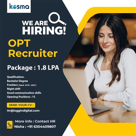 Loggin Digital On Linkedin Hiringalerts Freshers Optrecruiters