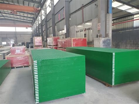 Green Plastic Sheets In A Warehouse