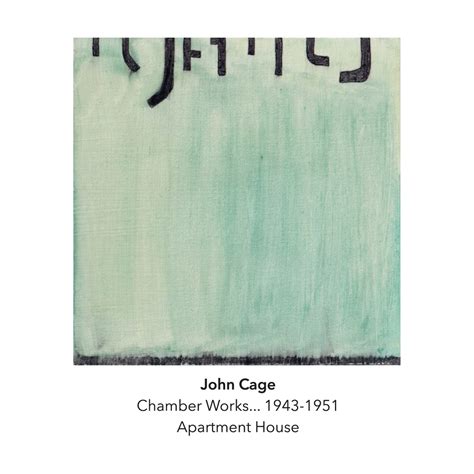 Chamber Works 1943 1951 John Cage Another Timbre