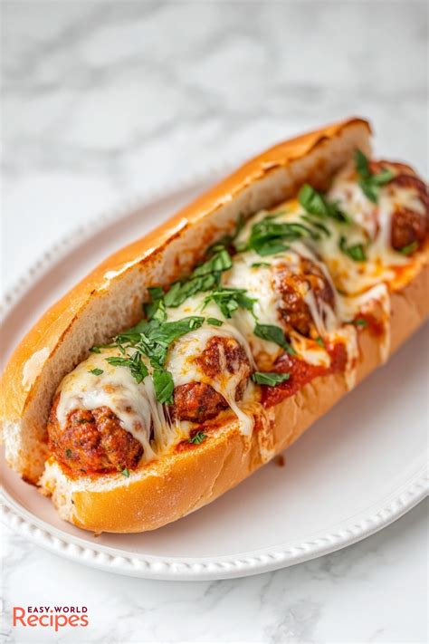 Ultimate Meatball Sub Sandwich Recipe Easyworldrecipes