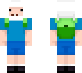 Adventure Time Finn Minecraft Skins