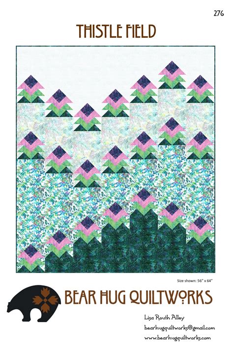 Thistle Field Quilt Pattern Etsy