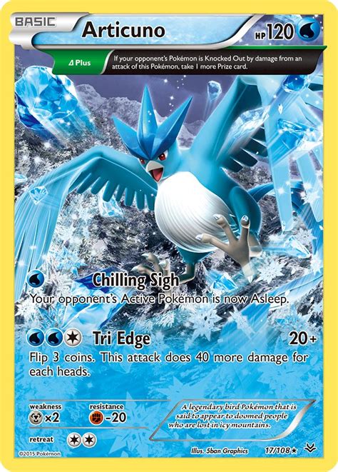 Articuno 17108 Wert Bild And Seltenheit Pokemonkartede