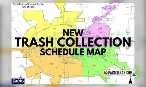 Trash Pickup Map New Trash Collection Schedule Begins Monday