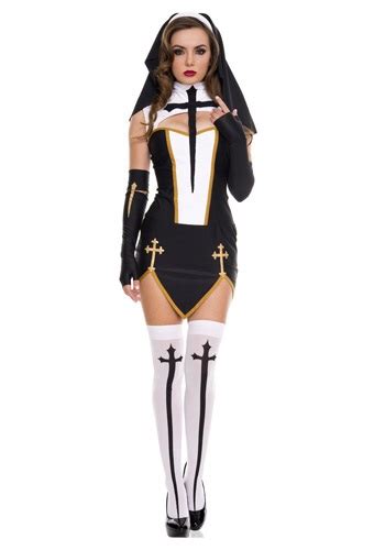 Sexy Nun Halloween Costumes For Women