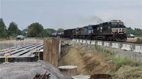 Railroad Shoo Fly And New Railroad Bridge Fast Trains Go Around