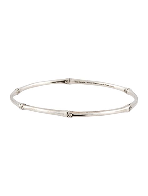 John Hardy Bamboo Bangle Bracelet Sterling Silver Bangle Bracelets