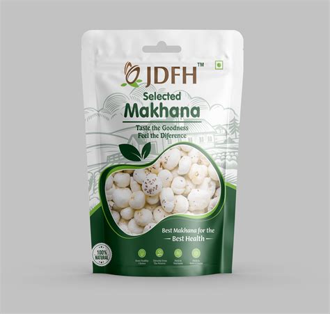 Jdfh Makhana Pouch Design Ide Kemasan Desain Kemasan