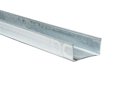 2 1 2 Steel Track With 1 1 4 Leg 25ga 10ft Galvanized And Hemmed