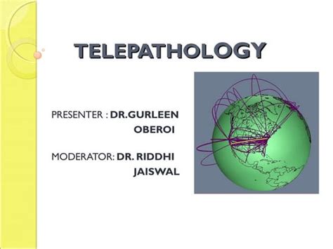 Telepathology Digital Pathology In The Microscope Ppt
